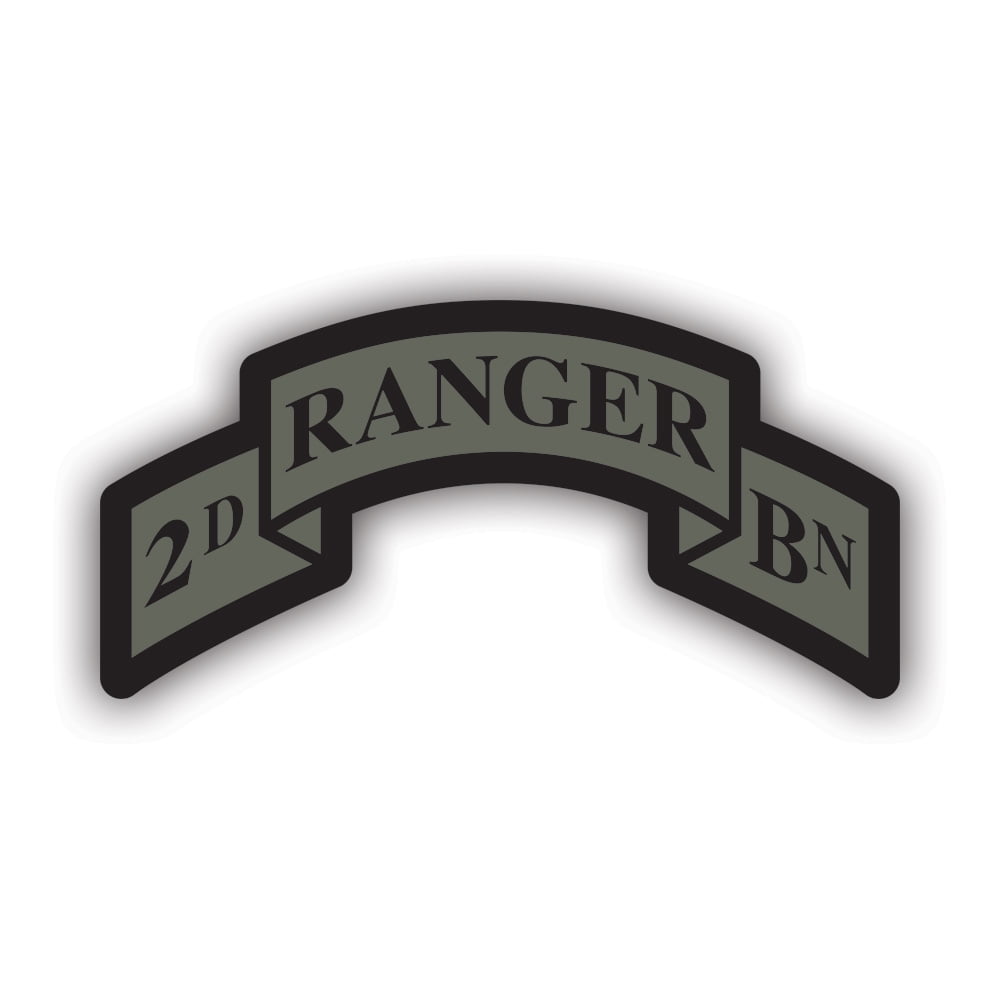 Subdued 2nd Ranger BN Sticker Decal - Self Adhesive Vinyl ...