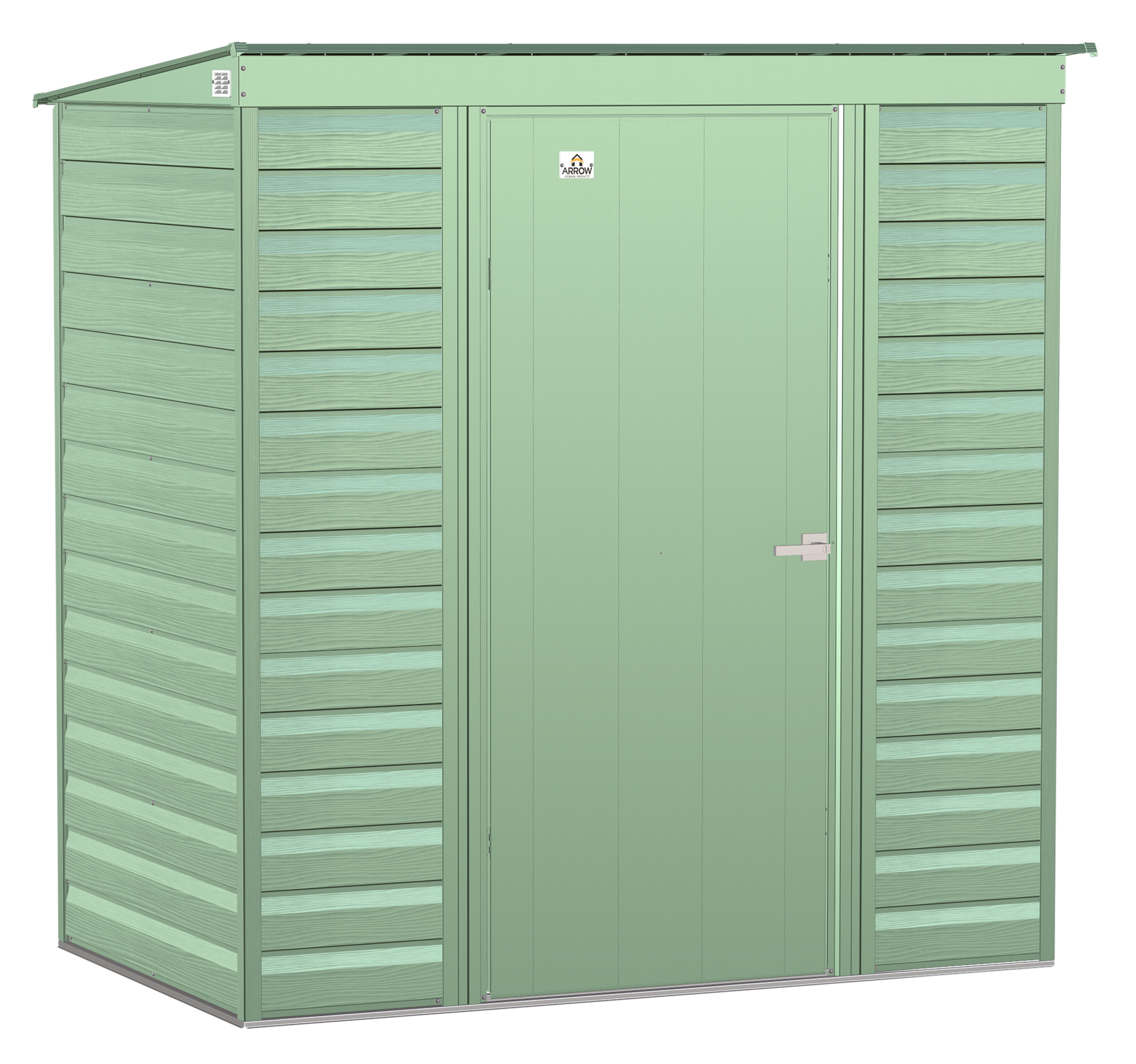 Arrow Select Steel Storage Shed, 6x4, Sage Green - Walmart.com