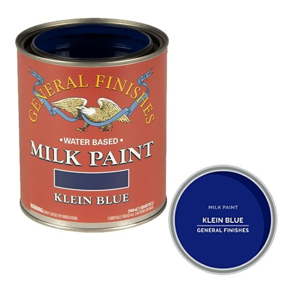 Klein Blue, General Finishes Milk Paint, Pint - Walmart.com