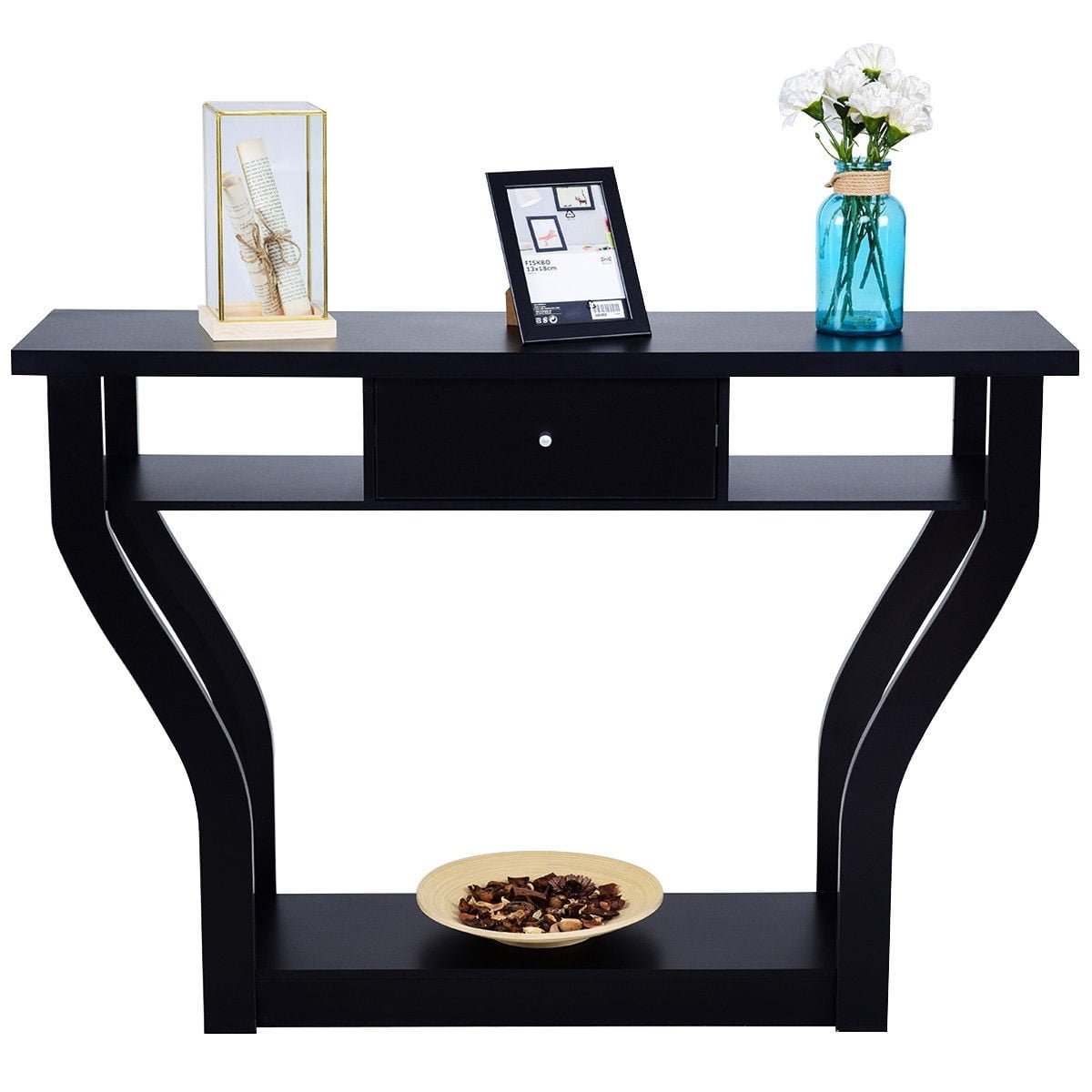 Click here for Patiojoy Modern Console Table Entryway Table Elega... prices