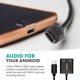 USBC-AC2 3.5mm to USB-C Stereo Audio Adapter - External Sound for PC, Mac, Android - 3.5mm TRS ...