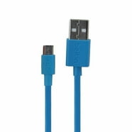 Micro USB/V8/V9 Round USB Data Charger Cable 6 Feet - Walmart.com