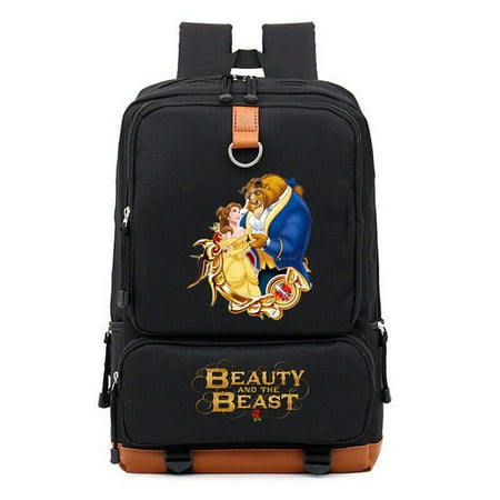 Disney Beauty and the Beast Backpack Boys Girls Travel Daily Shoulder ...