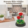 Flower Bouquet Set,Mini Bricks Botanical Collection Flowers Building ...