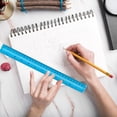 Assorted Colors Plastic Ruler, Standard Straight Measuring Tool With ...