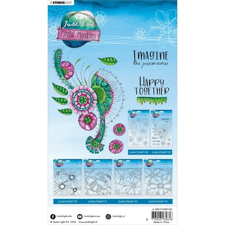 Studio Light Grunge Clear Stamp-Nr. 200, Violets - Walmart.com