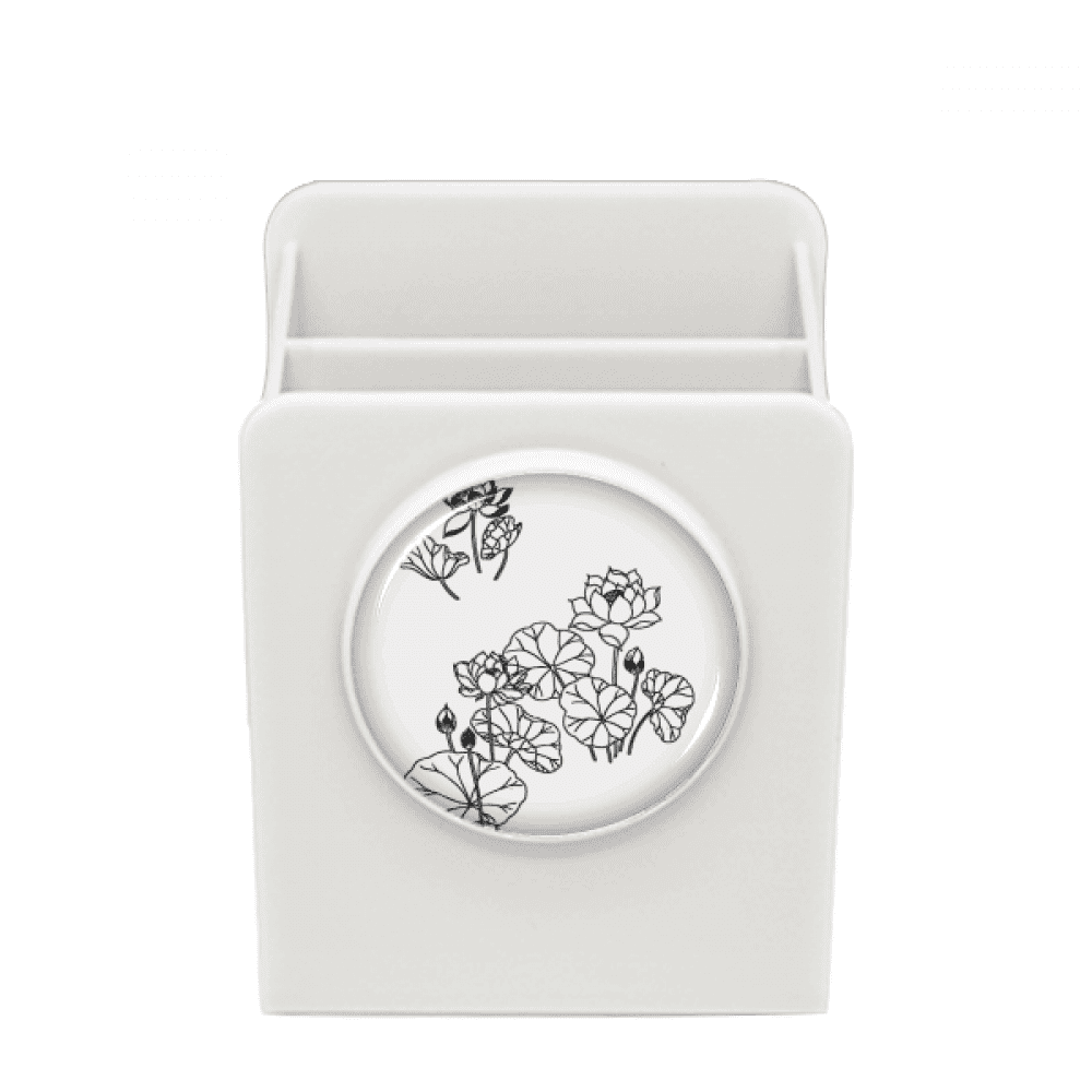 Lotus Lotus Flower River Flower Desk Pencil Holder Cup Pen Organizer ...