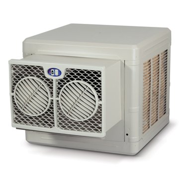 Keystone 40-Liter Indoor/Outdoor Evaporative Air Cooler (Swamp Cooler ...