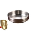 Double-layer Korea 304 Stainless Steel Bowls Rice Noodle Dishes ...