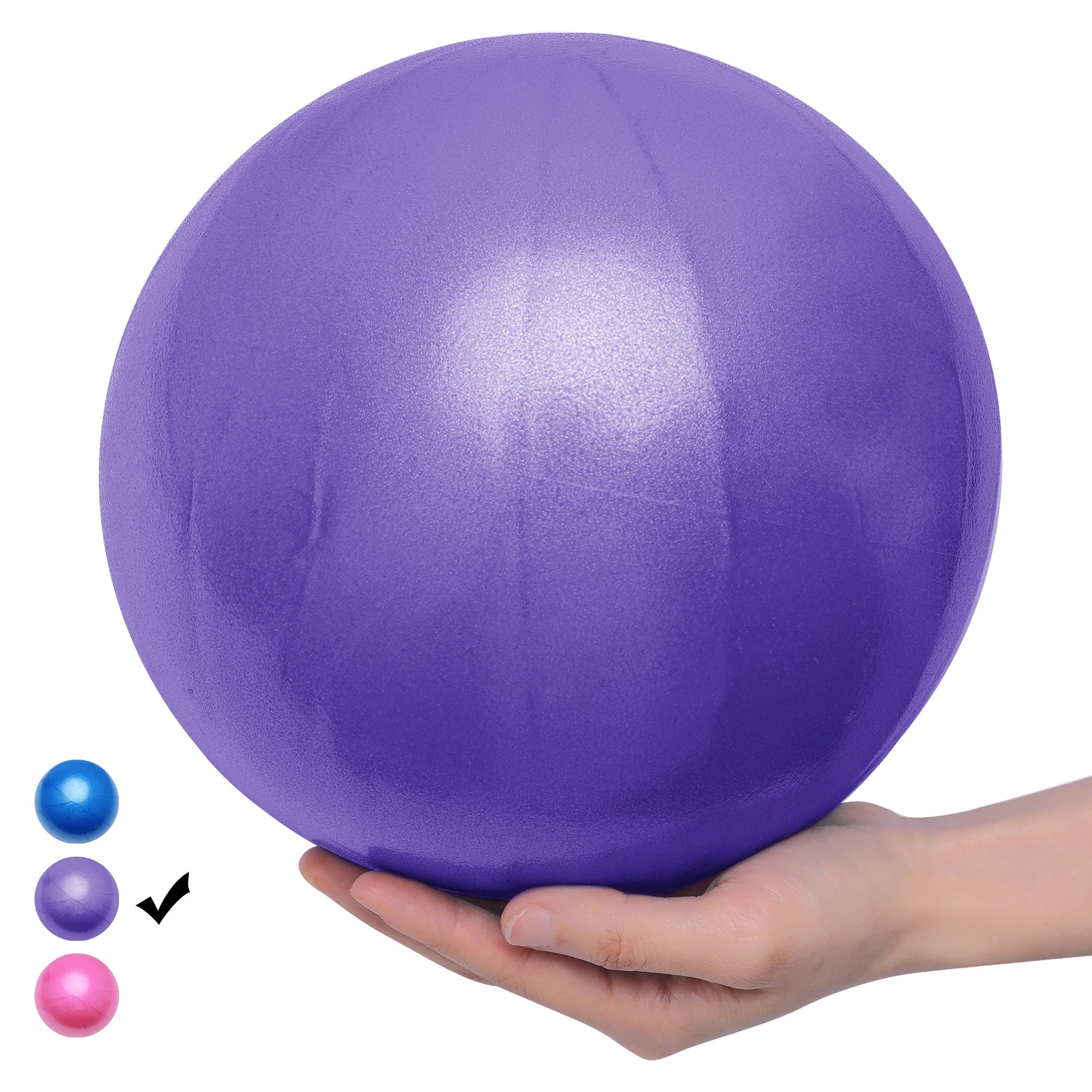 LELINTA Pilates Ball Small Exercise Ball w/Pump, 9 Inch Bender Ball ...