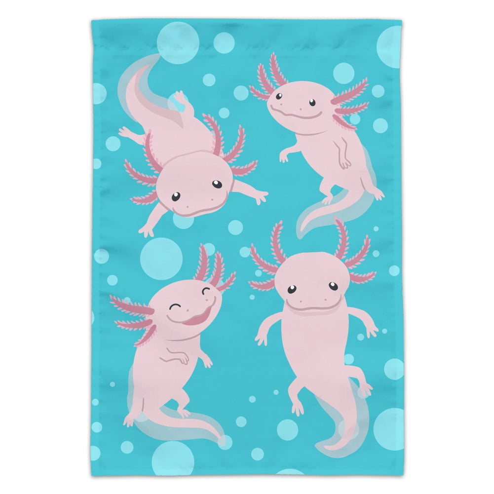 Cute Axolotl Mexican Walking Fish Garden Yard Flag - Walmart.com