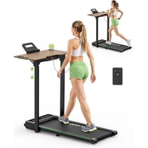 Akluer Under Desk Walking Pad Treadmill with Incline - 2.5HP Motor ...