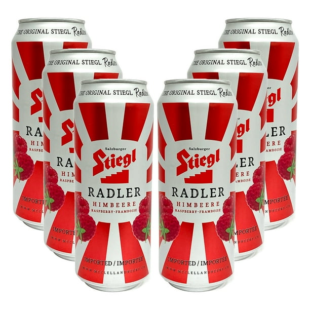 Six Pack Cerveza Stiegl Radler Raspberry - Framboise Lata Stiegl Radler ...