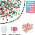 DIY Stretch Bracelets Making Kits Including 1 Strand Disc Natural ...