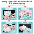 [Upgrade] Cat Bathing Bag for Grooming – Anti-Scratch, Adjustable Mesh ...