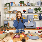 Drew Barrymore's 12pc Non-Stick Ceramic Cookware Set, Pots and Pans ...