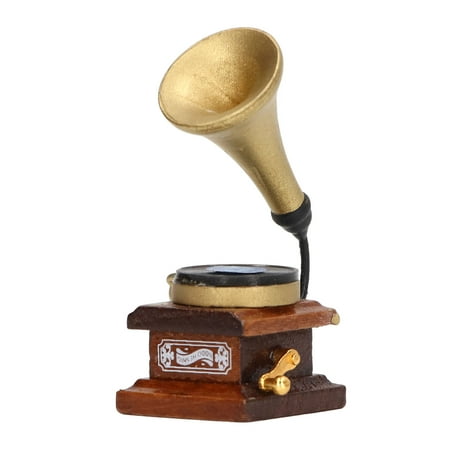 Dollhouse Phonograph, Dollhouse Gramophone Exquisite Craftsmanship For ...