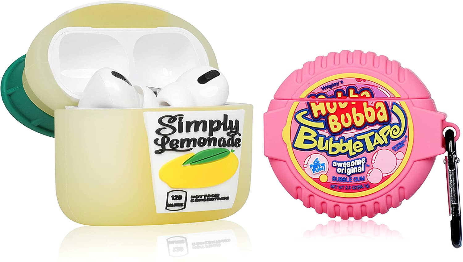 for Airpod Pro Case Soft Silicone 2 Packs, Cute 3D Cartoon Kawaii Food ...