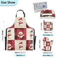 Cute Duck Dress in Christmas Plaids Gingham Apron Set with Oven Mitts ...