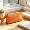 20x10x6cm Anti Stain Washable Fabric Pen Case Large Capacity Solid ...