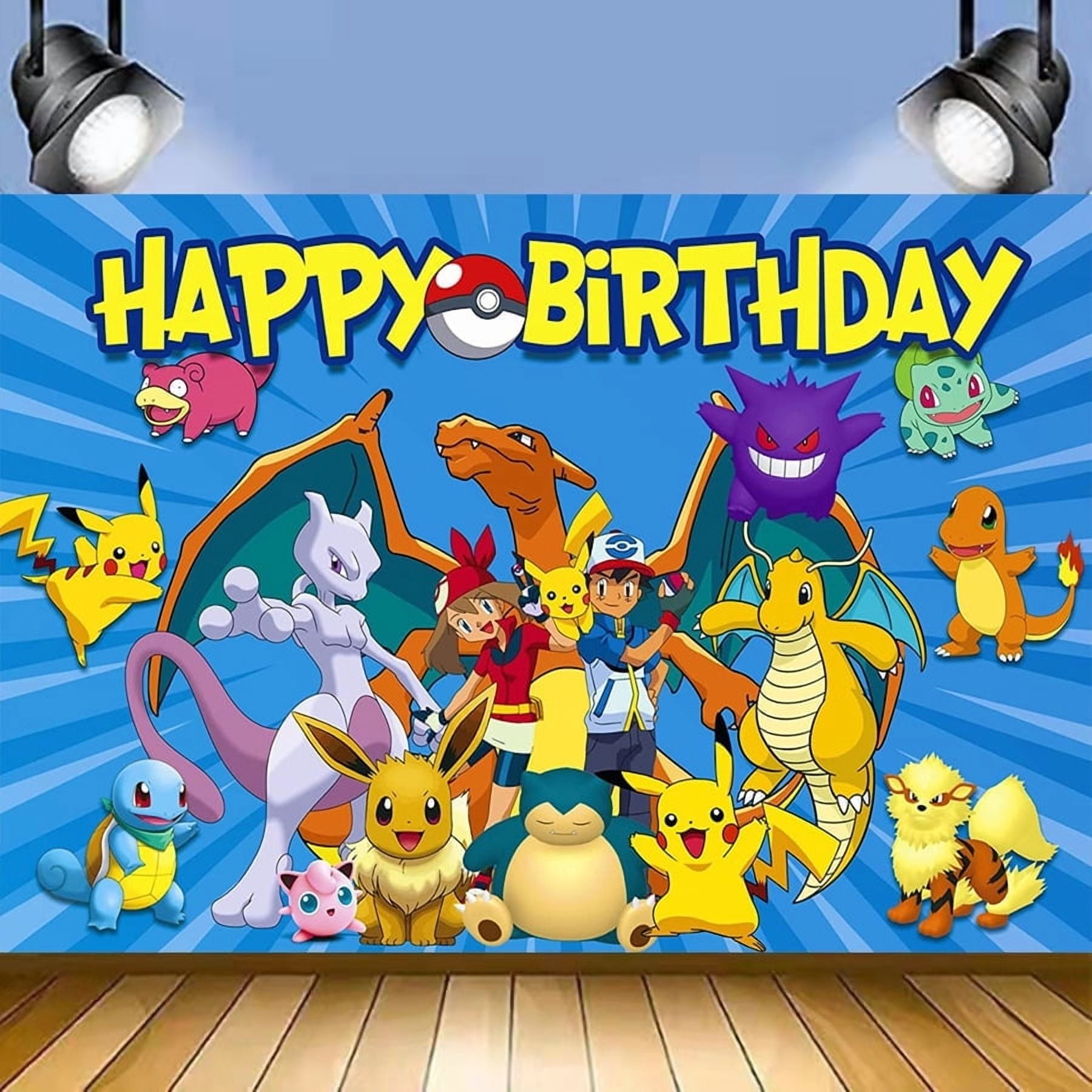Click here for Wwyhwjq Cartoon Pokemon Birthday Backdrop Photogra... prices