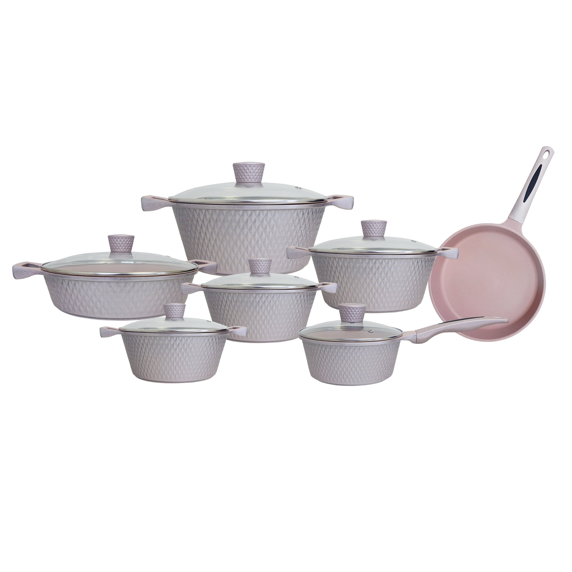 Batería Harraz cookware Rosa set13 piezas | Walmart en línea