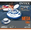 "Intex Mega Chill II, Inflatable Floating Cooler, 48"" X 38"", River ...