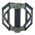 Might-D-Light 10-Watt 400-Lumen Dark Gray Rechargeable Folding LED Work ...