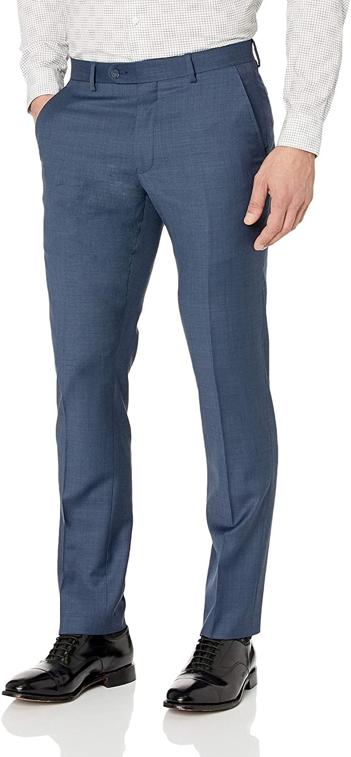 Original Penguin Men's Slim Fit Dress Pant, Medium Blue, 32W X 32L ...