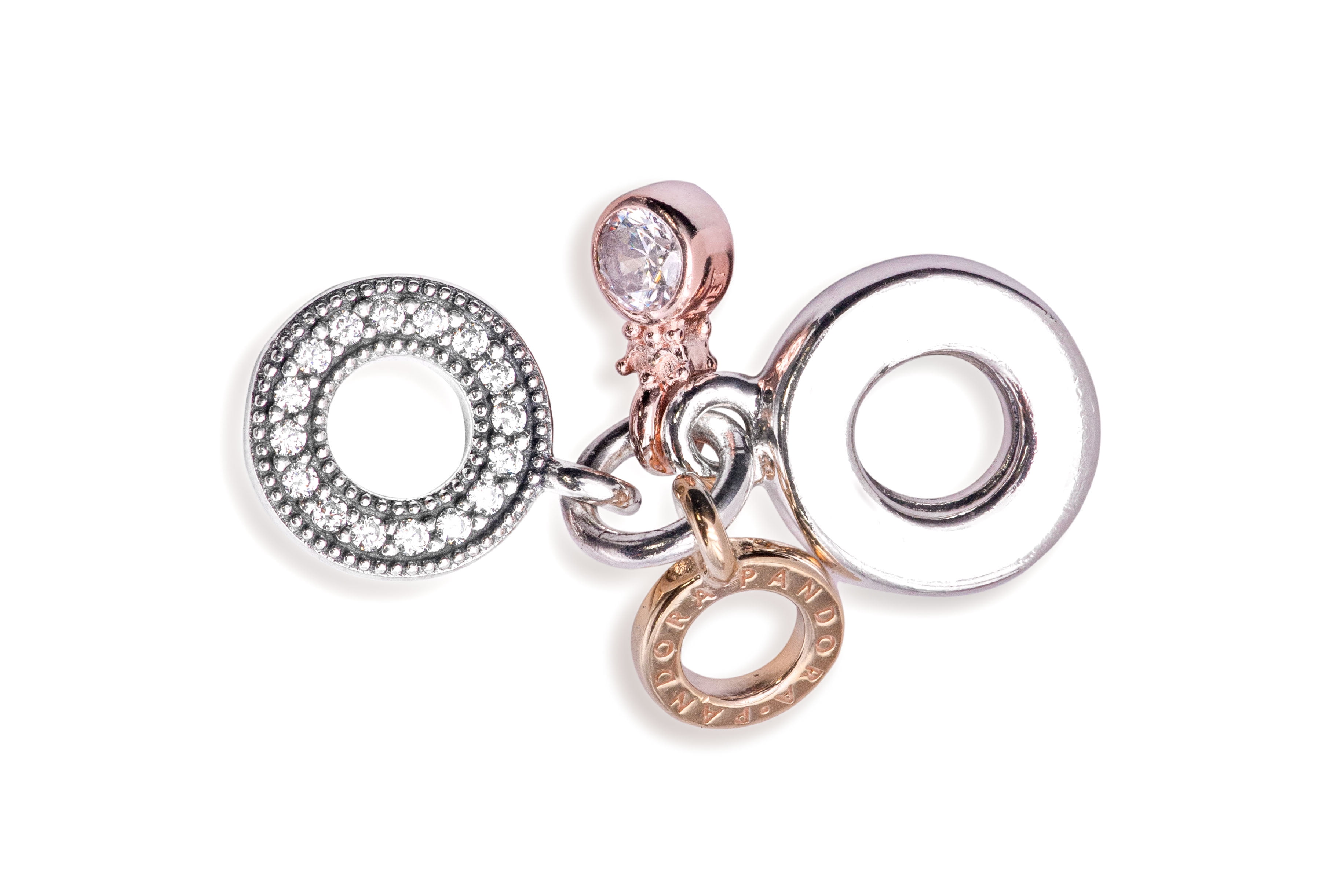 PANDORA Triple Monogram & Logo Dangle Charm | Walmart Canada