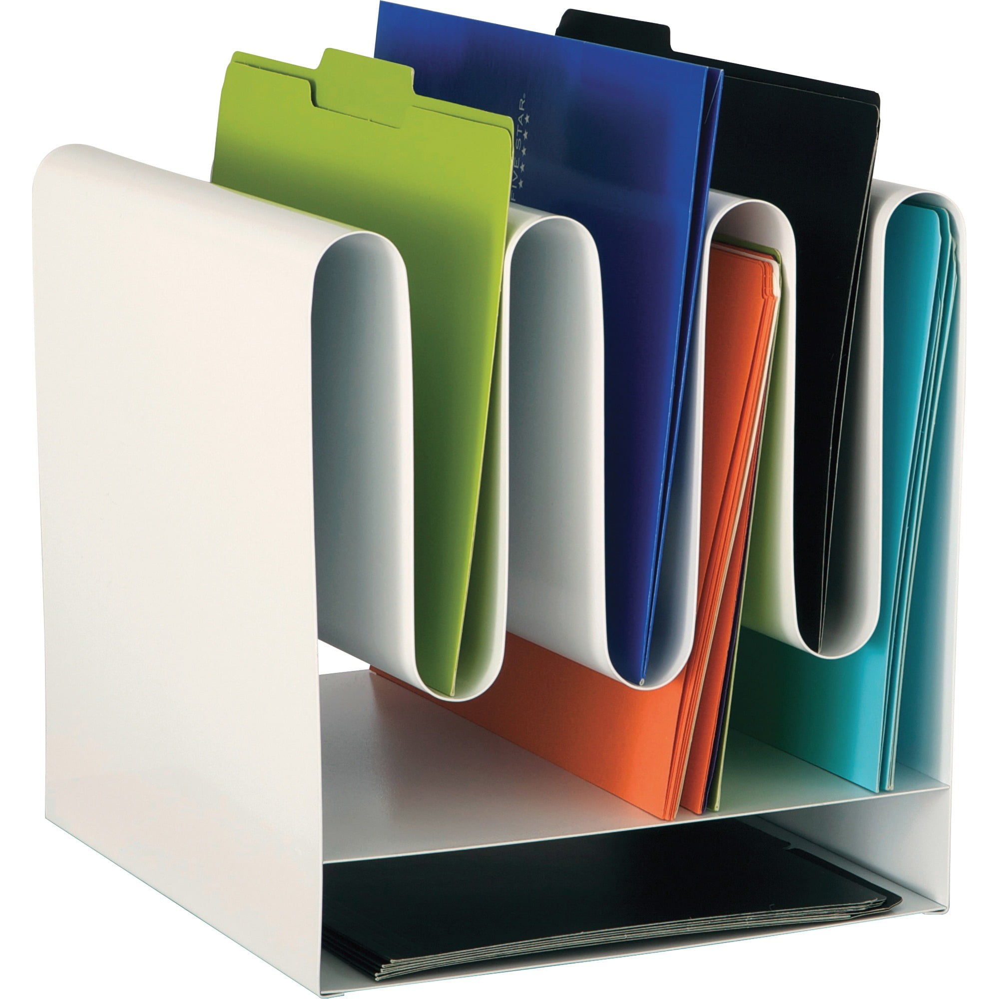 Safco, Wave Desktop File Organizers, 1 Each, White - Walmart.com