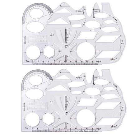Lolmot Multifunctional Geometric Rulers Multifunctional Geometric Ruler ...