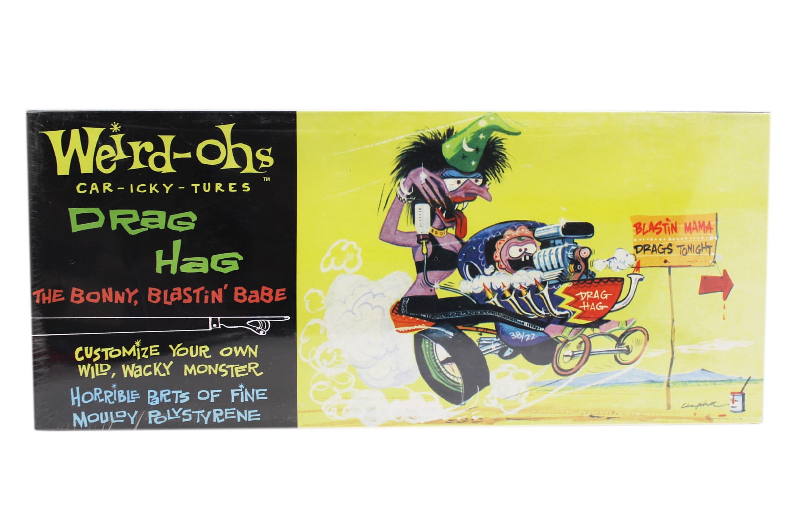 Weird-Ohs Car-Icky-Tures Drag Hag the Bonny, Blastin' Babe Model Kit ...