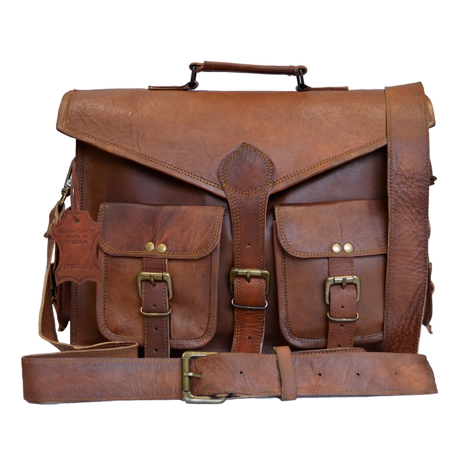 Click here for Madosh Genuine Leather Mens Briefcase Laptop Offic... prices