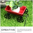 Mini House Cart Decor Cart Miniature Garden Cart Cart Model Mini Garden ...