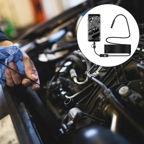 HD Endoscope Mobile Phone Inspection Camera Vent Pipe Engine inspection ...