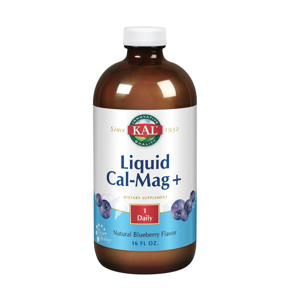KAL Liquid Cal-Mag D-3 Blueberry - 30 Servings, 16oz Nepal | Ubuy