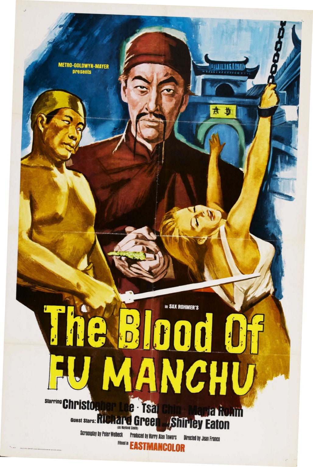 Poster Time Blood Of Fu Manchu Movie Poster 11inx17in Mini Poster 11x17 ...