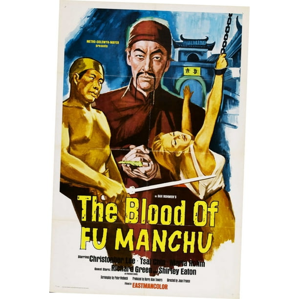 Poster Time Blood Of Fu Manchu Movie Poster 11inx17in Mini Poster 11x17 ...