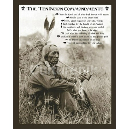 10 Indian Commandments Poster (20 X 16) - Walmart.ca