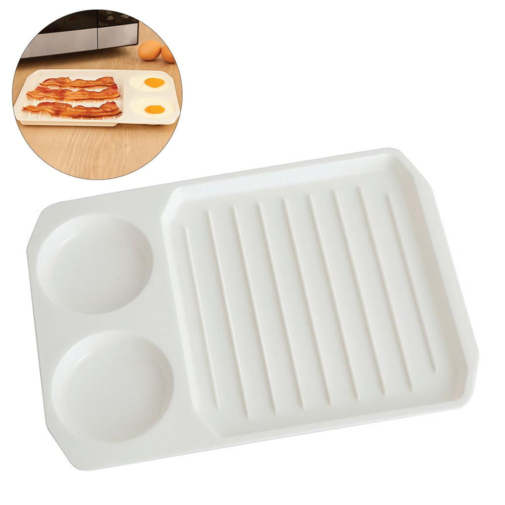 Click here for Ruzhgo 2 In 1 Bacon Baking Tray Microwave Tray Non... prices