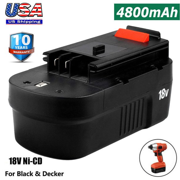 4800mAH HPB18 18V HPB18-OPE FSB18 244760-00 18VOLT BATTERY FOR BLACK AND DECKER - Walmart.com