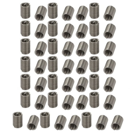 M3x0.5mmx9mm 304 Stainless Steel Helical Coil Wire Thread Insert 50pcs ...