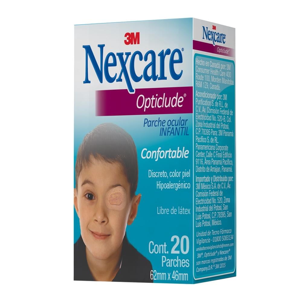 Parche Ocular Nexcare Opticlude junior 20 piezas | Bodega Aurrera en línea