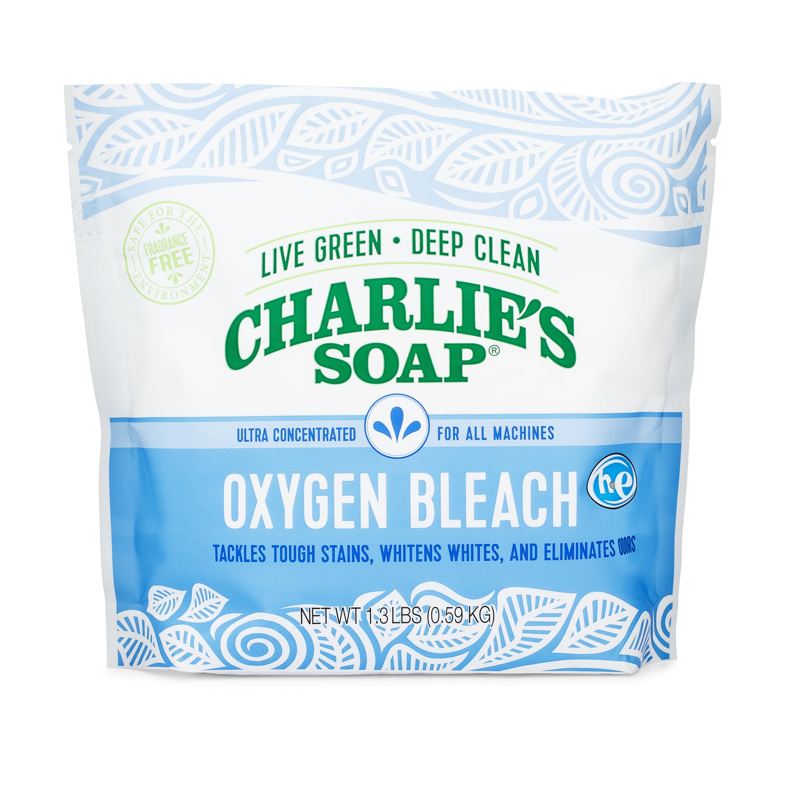 Charlie's Soap Color Safe Chlorine Free Oxygen Bleach Powder, 1.3 ...