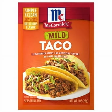 McCormick Taco Seasoning Mix Less Sodium (Pack of 12) - Walmart.com