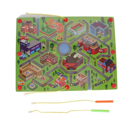Kids Maze, Gifts Magnetic Wand Maze Early Education All In One Cute ...