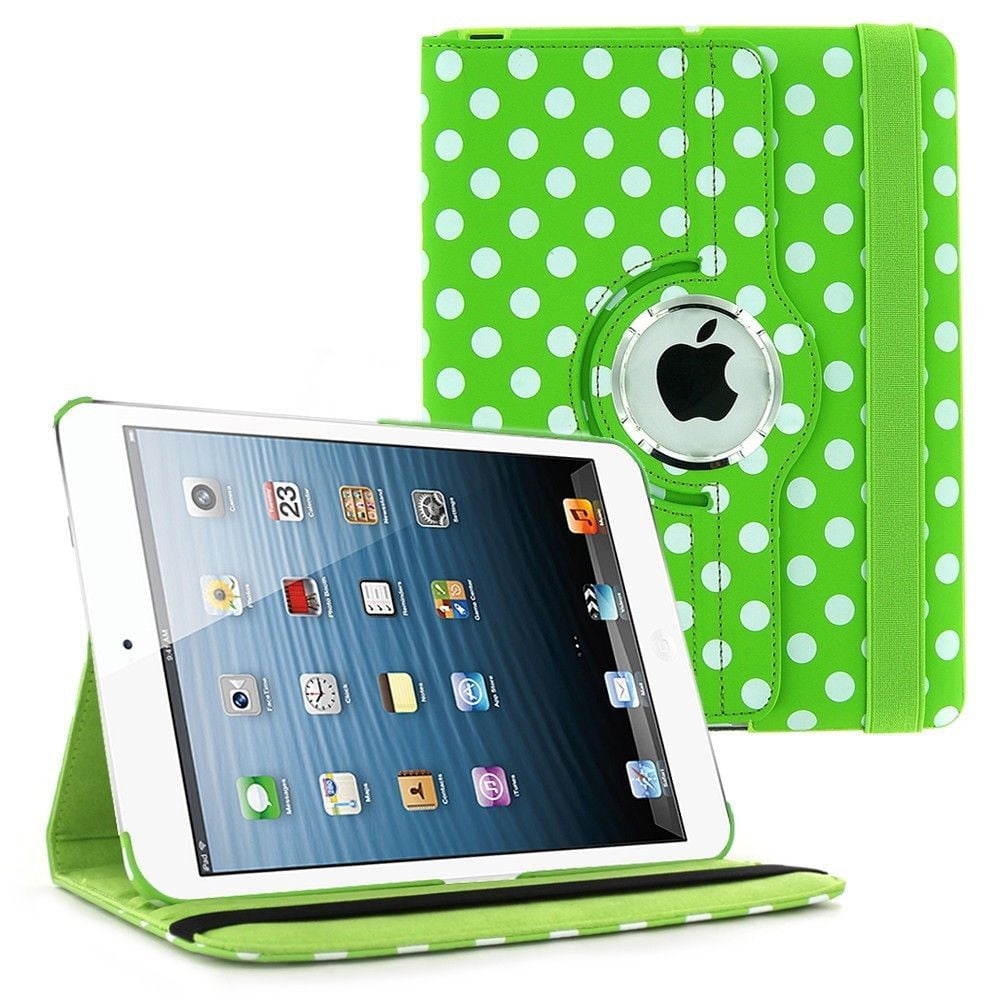 KIQ iPad Air 9.7 2nd Gen Case, PU Folio Faux Leather Cover Multi-View ...