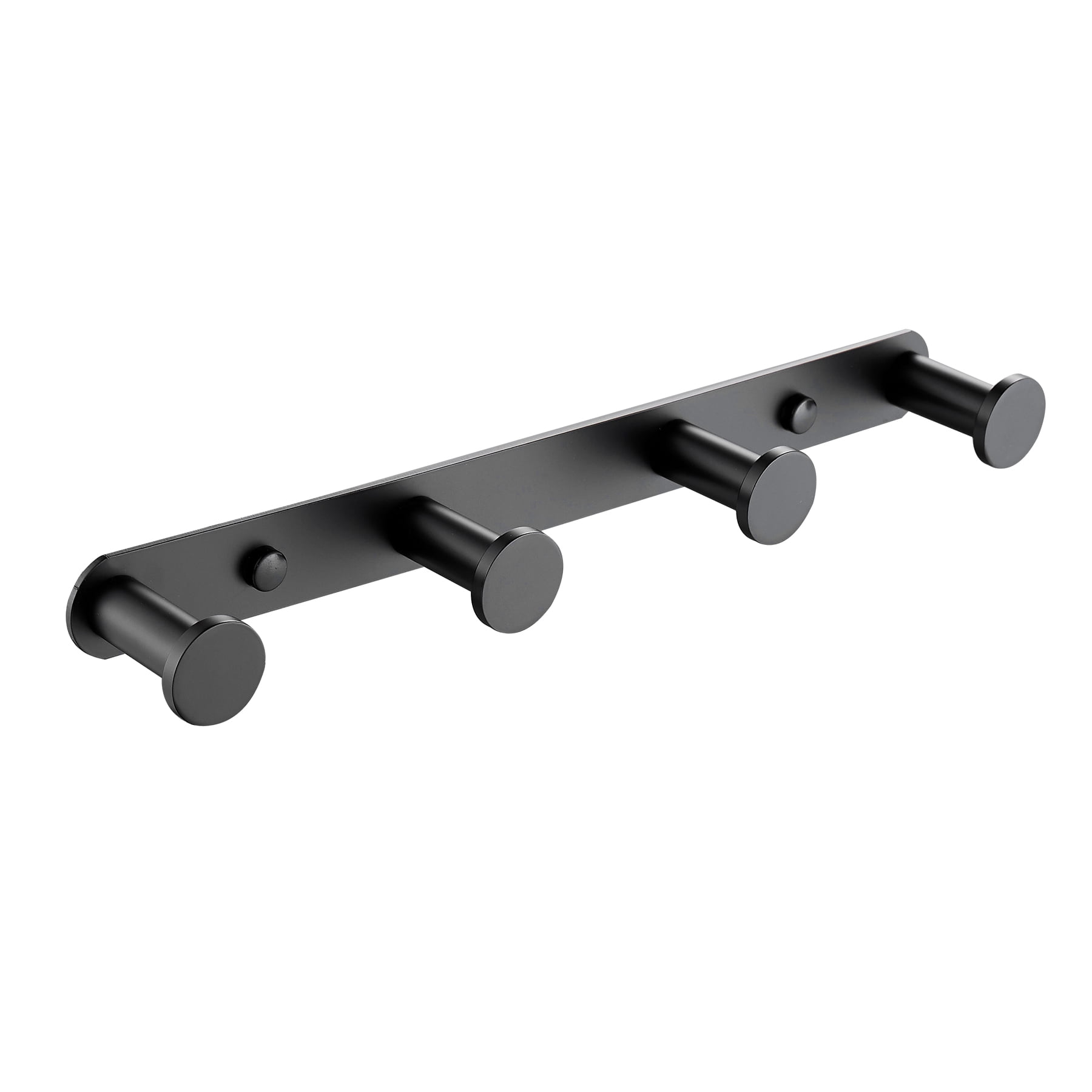 Hassch Towel Hook Matte Black Stainless Steel Towel Robe Coat Rack Rows ...