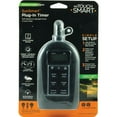 myTouchSmart Indoor/Outdoor Plug-in Simple Set Digital Timer, 1-Outlet ...